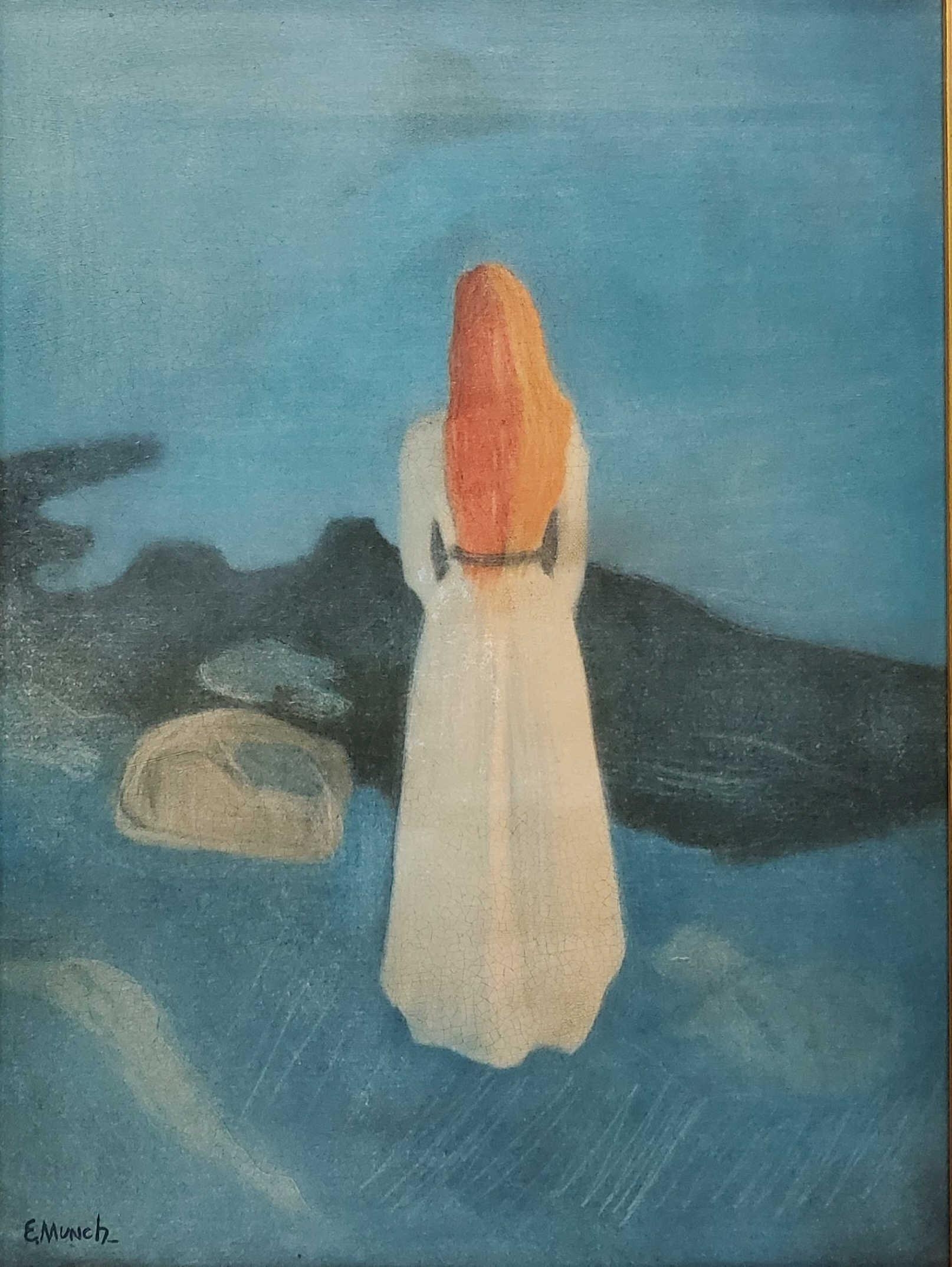 Edvard Munch | Lady On Jetty | MutualArt