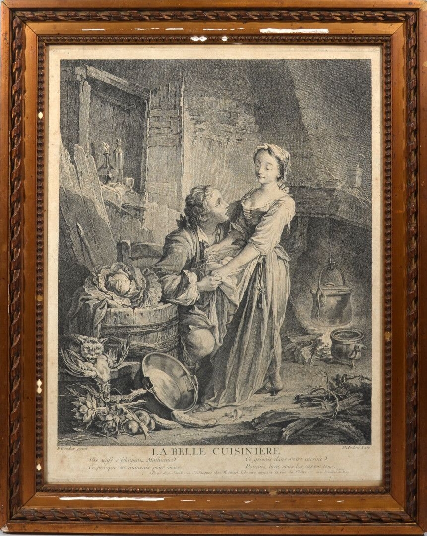 François Boucher | La Belle Cuisinière La Belle Villageoise et Pan a ...
