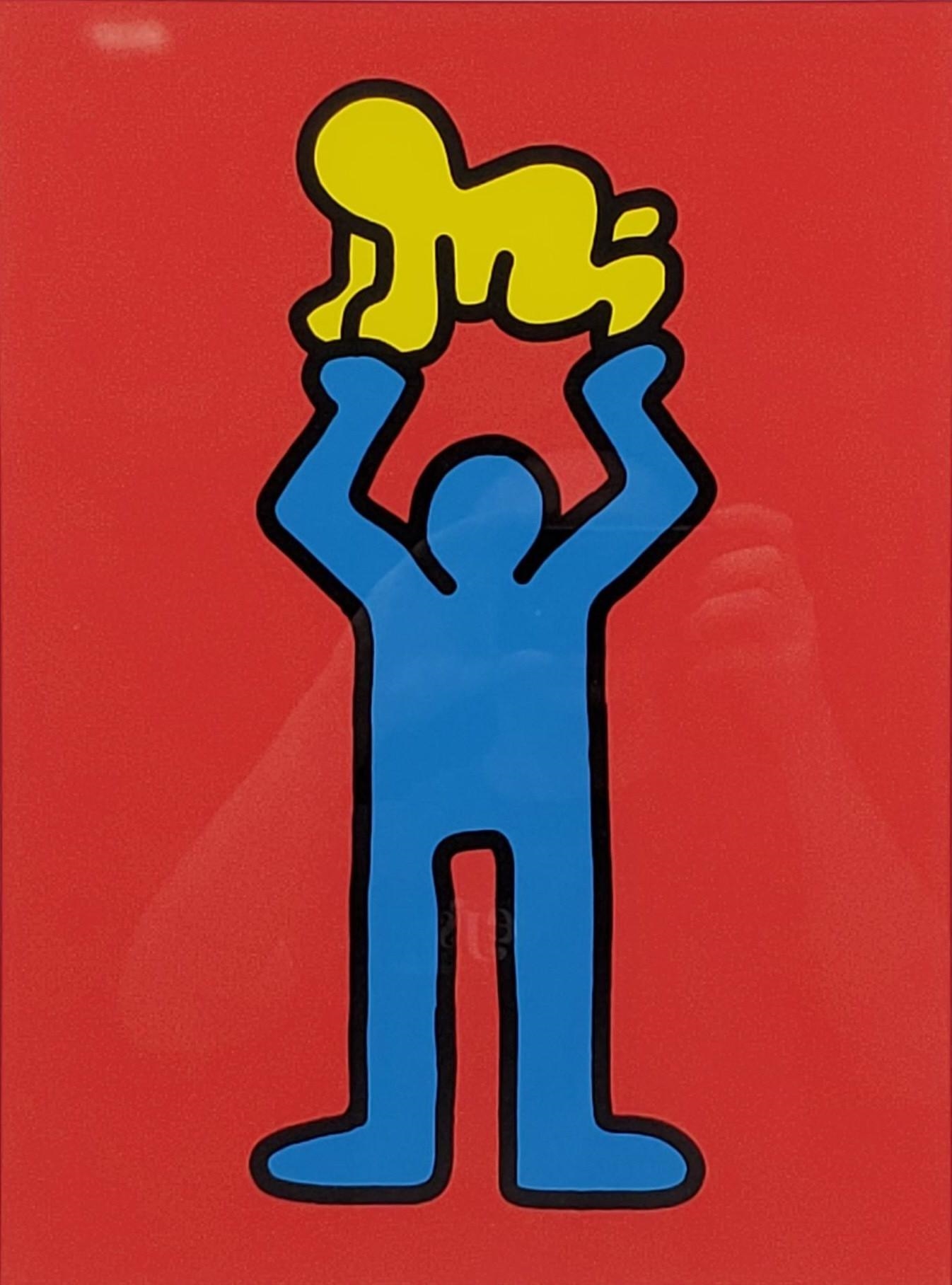 Keith Haring | Man Holding Radiant Baby | MutualArt