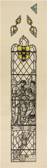 Henry J. Hunt | Designs for a stained glass window scheme (1948 - 1949 ...