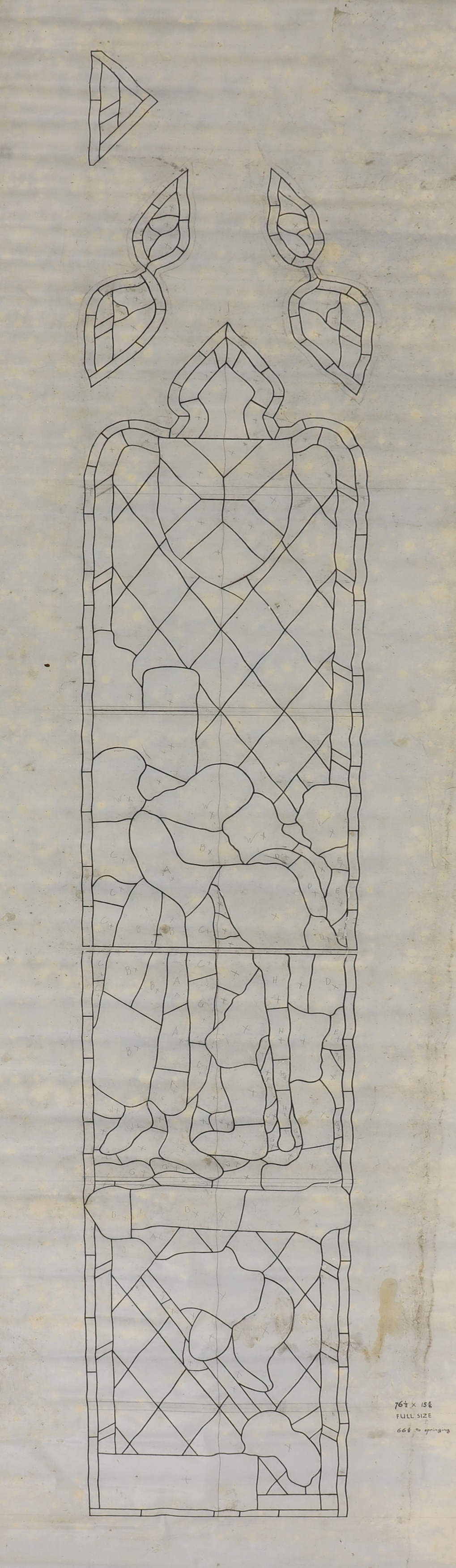 Henry J. Hunt | Designs for a stained glass window scheme (1948 - 1949 ...