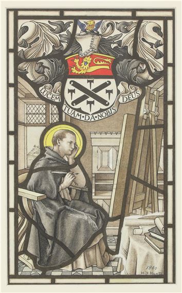 Henry J. Hunt | Three stained glass designs (1940) | MutualArt