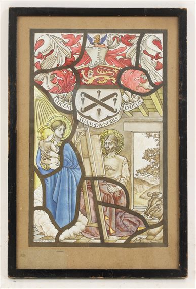 Henry J. Hunt | Three stained glass designs (1940) | MutualArt