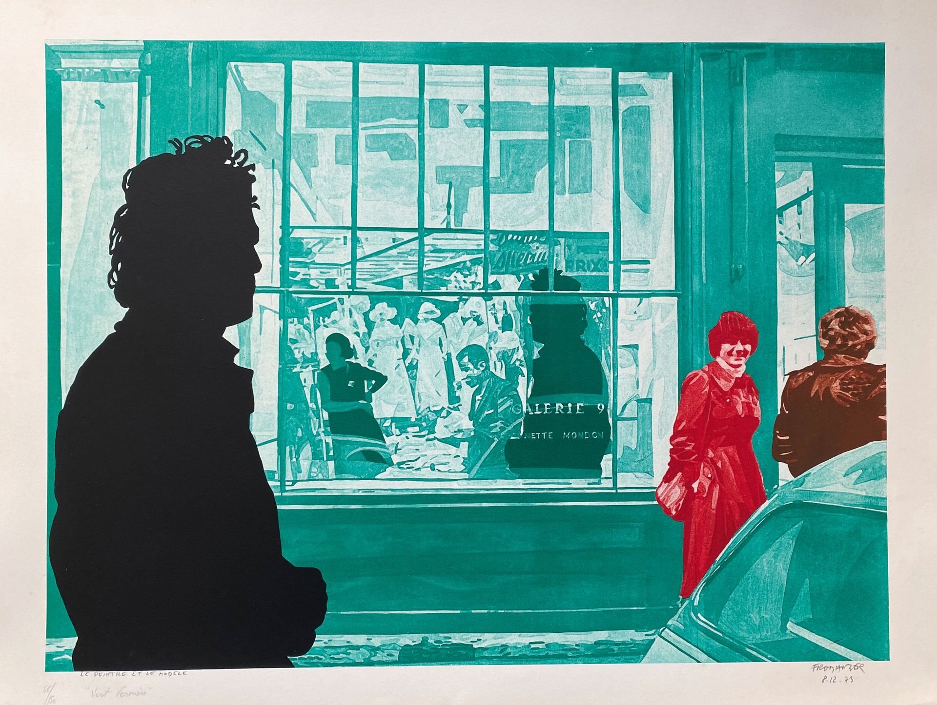 Gérard Fromanger | Le peintre et le modèle | MutualArt