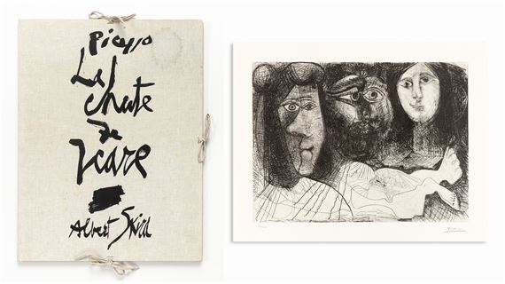 Pablo Picasso | Autoportrait, avec deux femmes (1972) | MutualArt