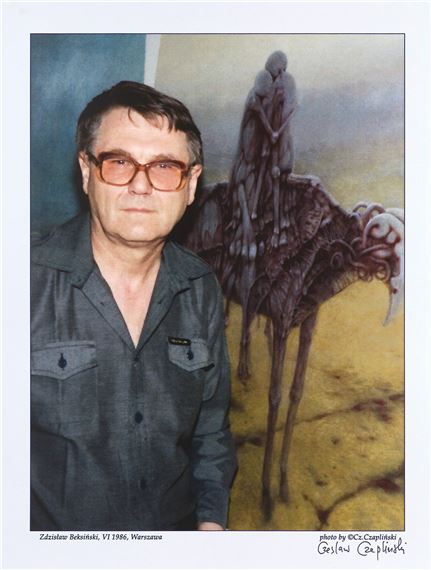 Czeslaw Czaplinski | ZDZISŁAW BEKSIŃSKI, VI 1986, WARSZAWA | MutualArt