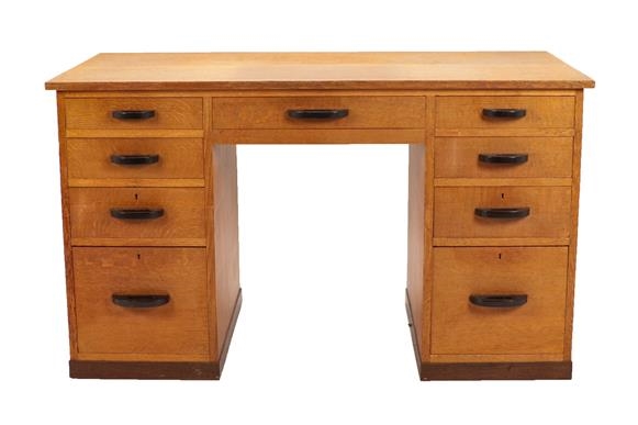 Hubert Simpson | An Oak Desk | MutualArt