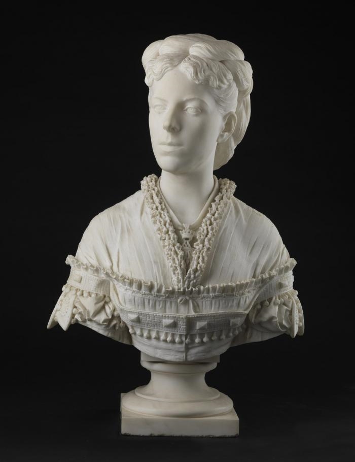 Alfonso Balzico | Bust of a noblewoman with honor. | MutualArt