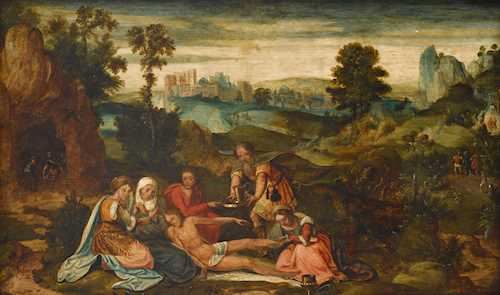 Flemish School, 16th Century | The Entombment of Christ | MutualArt