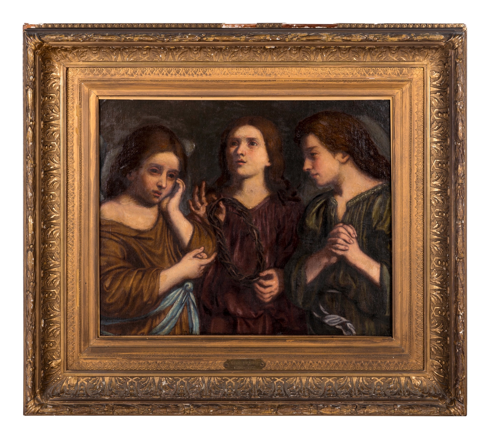 Il Guercino | Angels with the Crown of Thorns (19th Century) | MutualArt