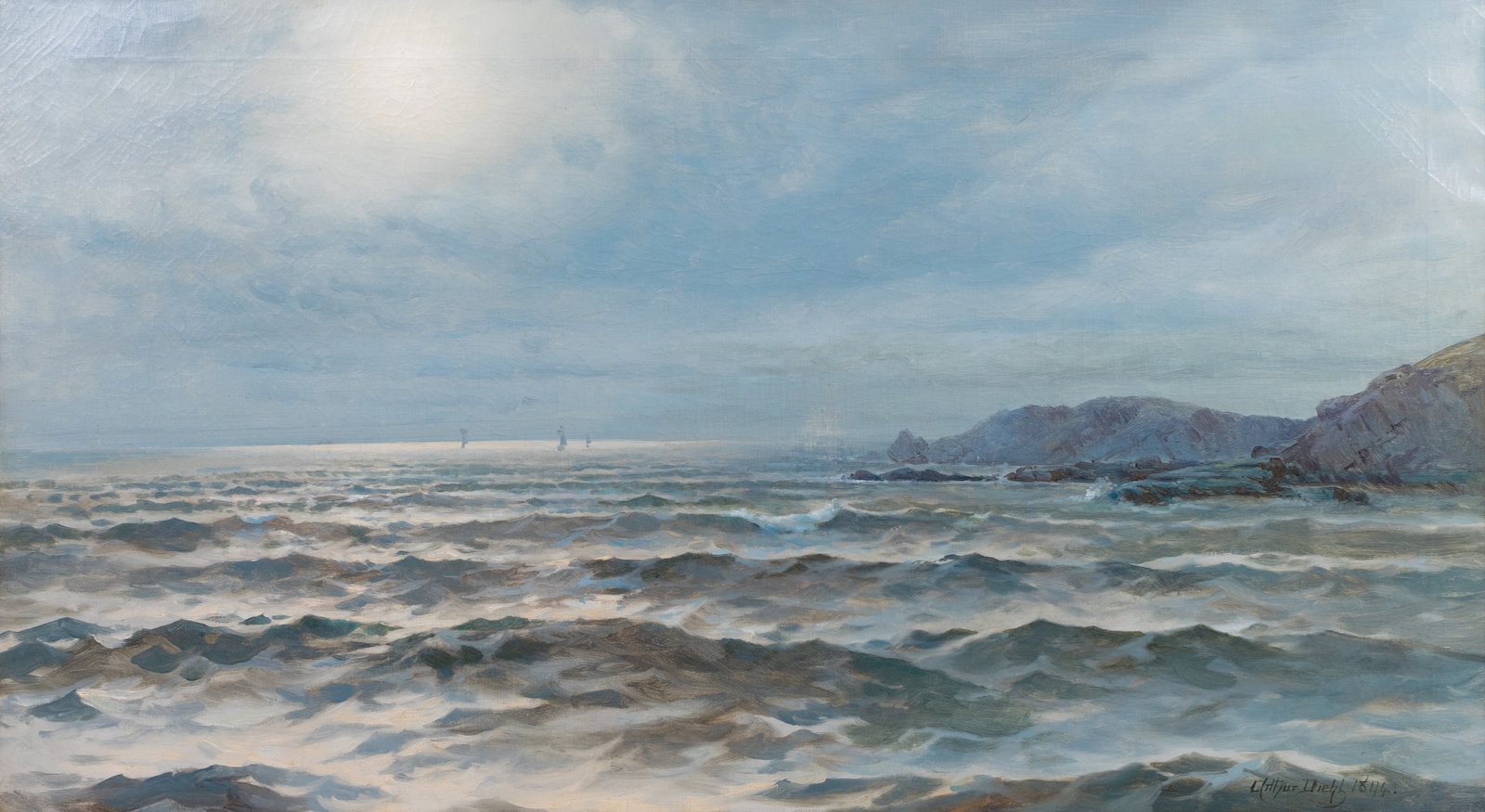 Arthur V. Diehl | Waves (1894) | MutualArt