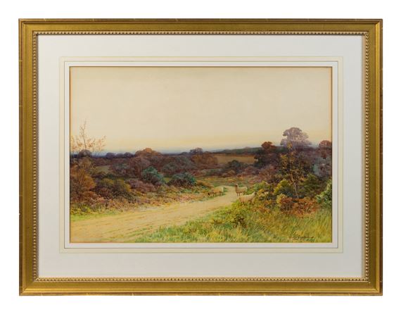 James Price | Crossing the Moor: Drover and Cattle | MutualArt