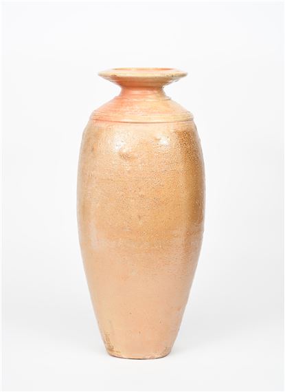 Richard Batterham | a tall stoneware bottle vase | MutualArt