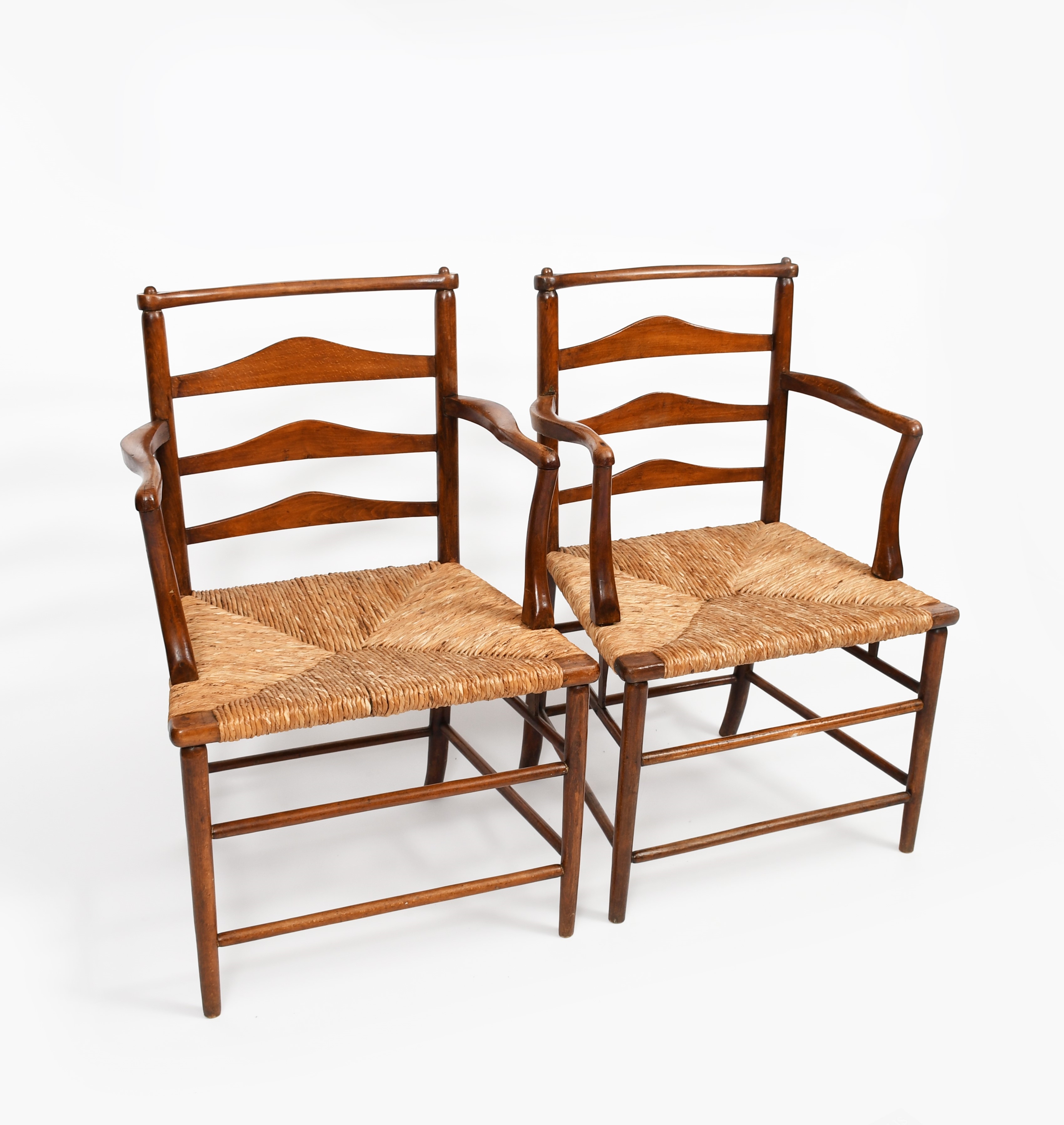Charles Robert Ashbee | A set of two oak armchairs and two chairs ...