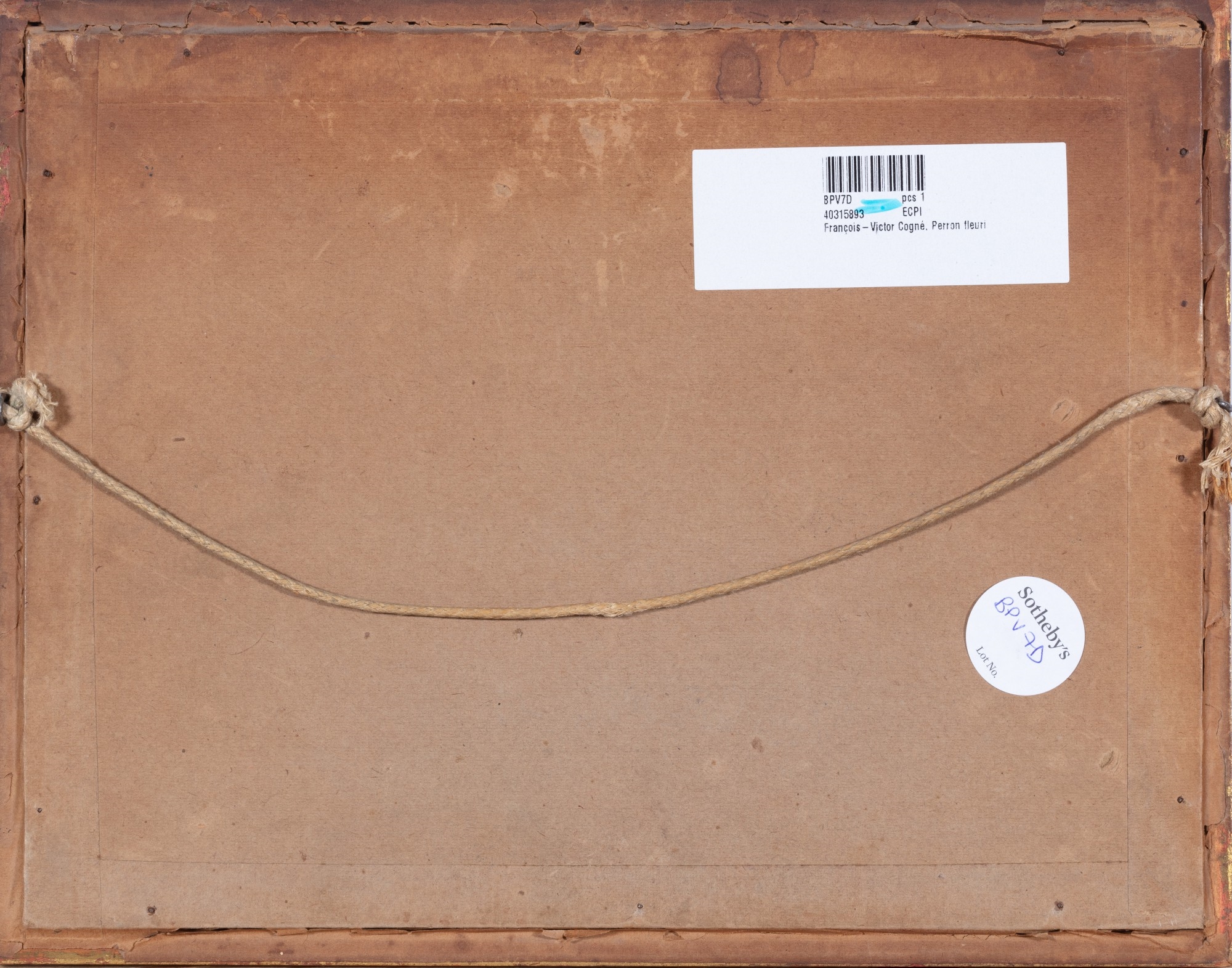 François Victor Cogne | Perron fleuri | MutualArt