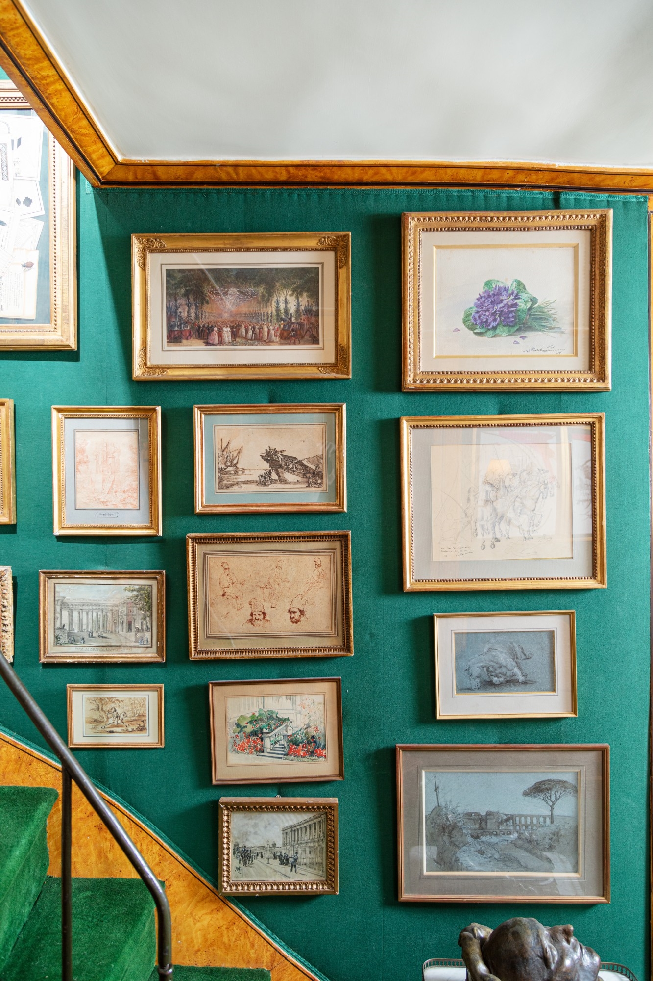 François Victor Cogne | Perron fleuri | MutualArt