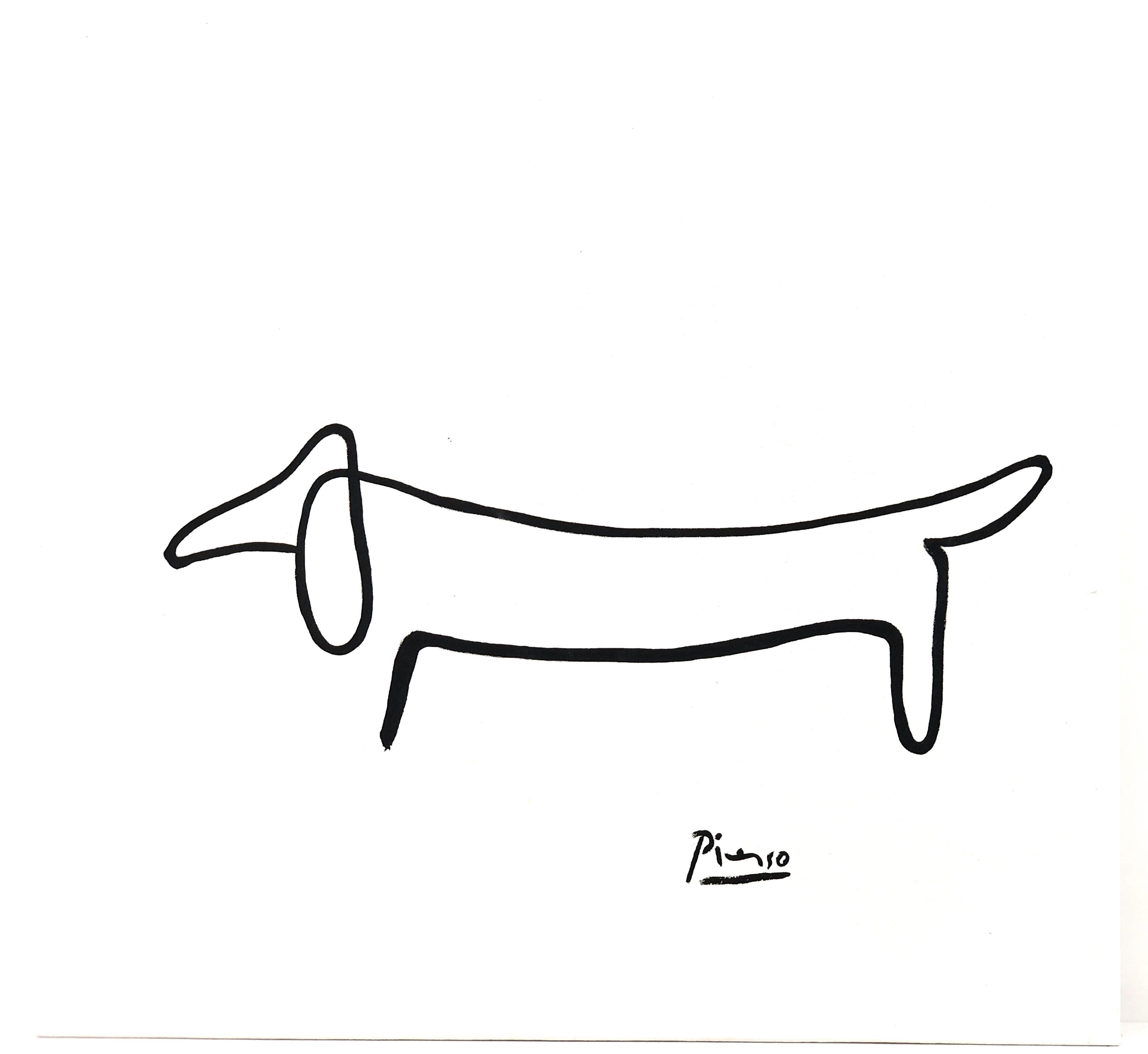 Pablo Picasso Dachshund