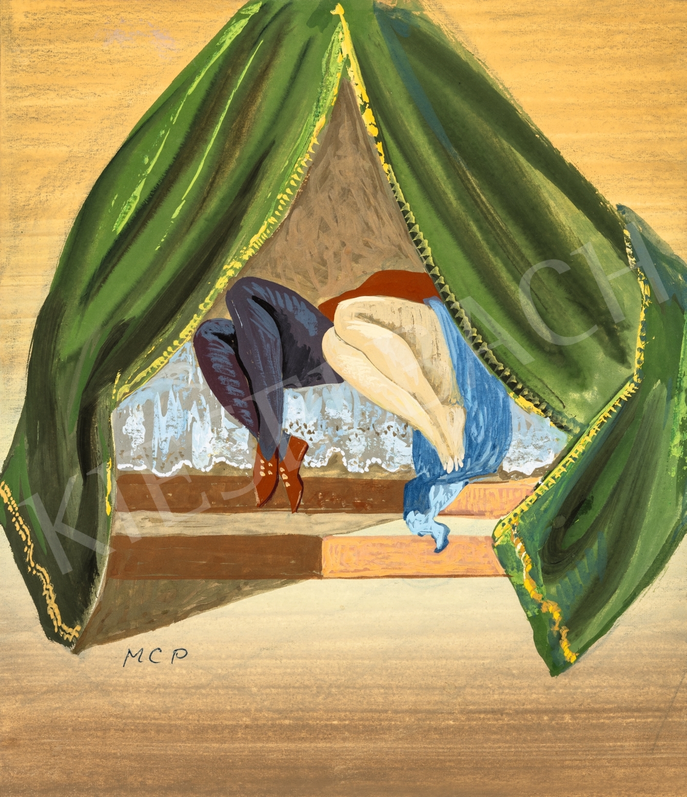 C. Pál Molnár | The Green Drapery | MutualArt