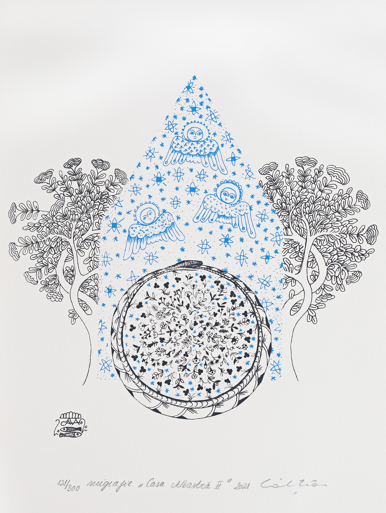 Stefan Caltia | Casa albastră II (2021) | MutualArt