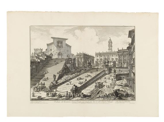 Giovanni Battista Piranesi | “Veduta del Romano Campidoglio con ...