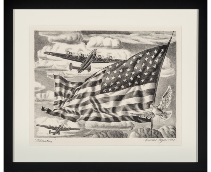 Alexandre Hogue | Liberators (1943) | MutualArt