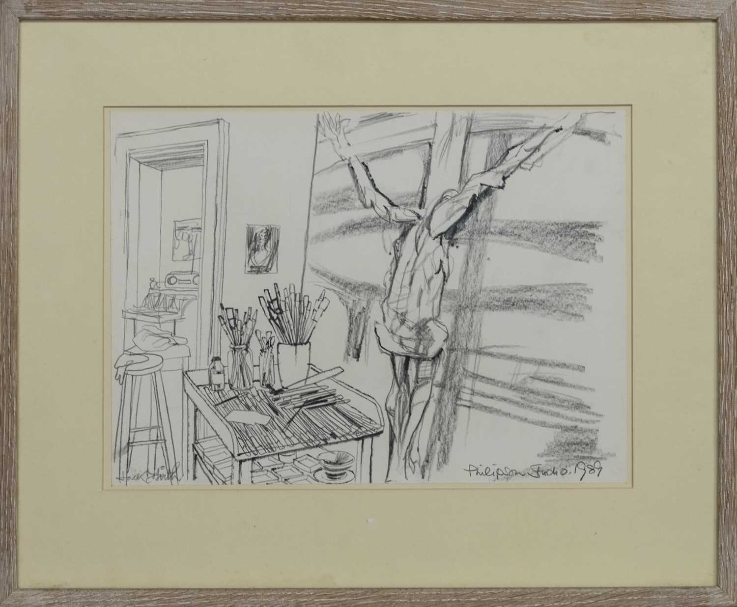 Jack Firth | STUDY FOR THE PORTRAIT OF ROBIN PHILIPSON (1989) | MutualArt