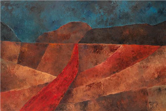 Akbar Padamsee | Metascape (1995) | MutualArt