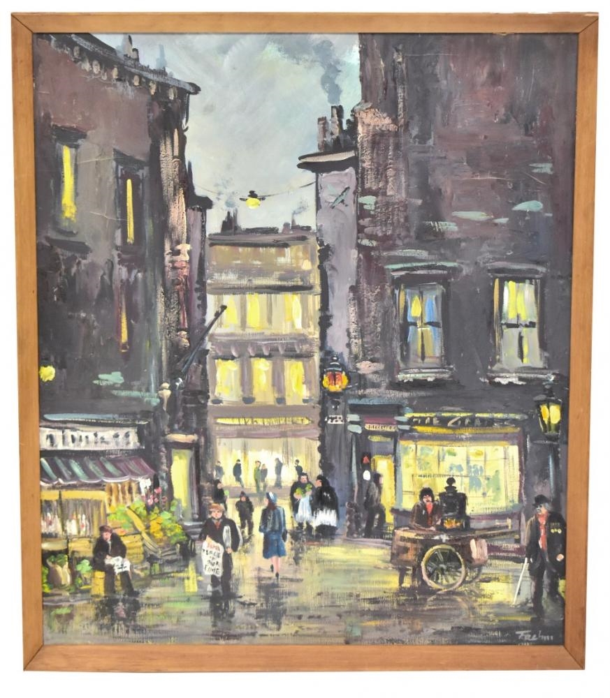 Robert Fachiri | Saturday Evening in the Back of the Market 1938 (1938 ...