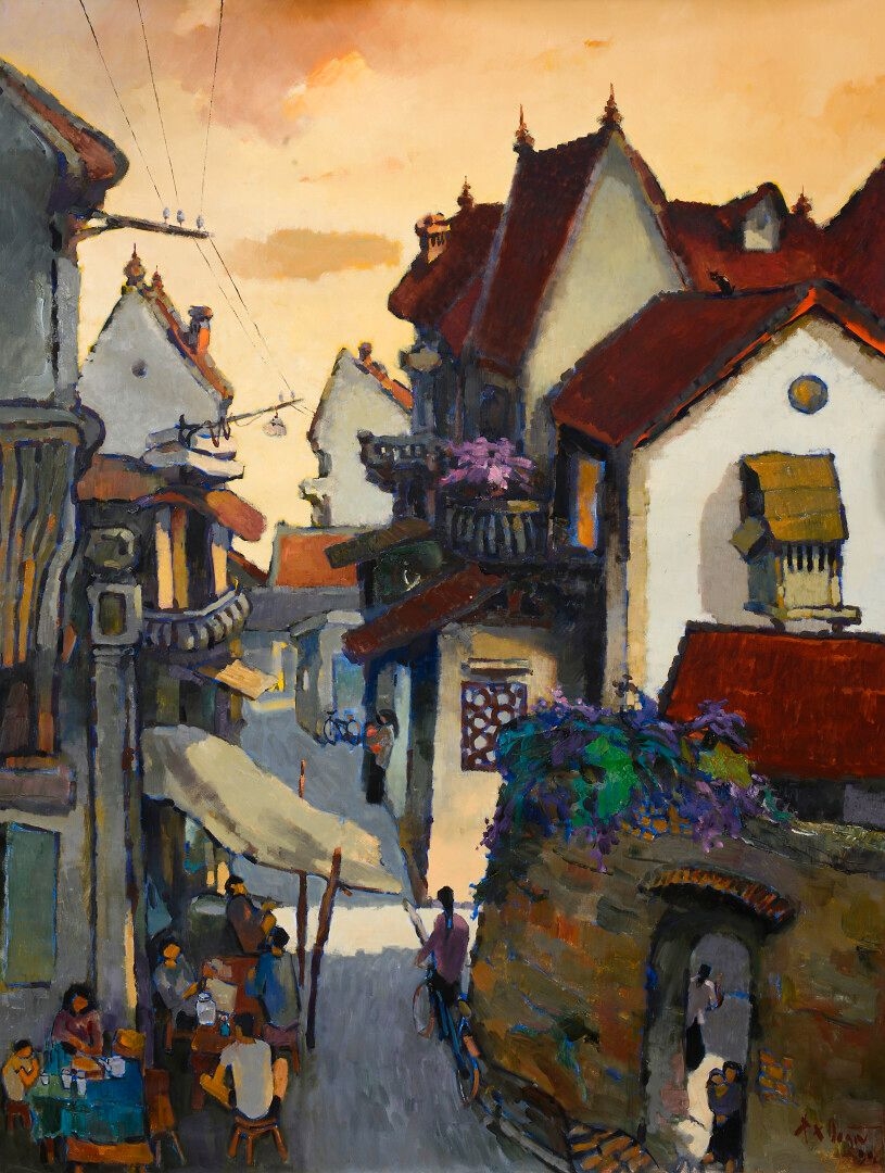 Do Xuan Doan | Animated street of Hanoi (1999) | MutualArt