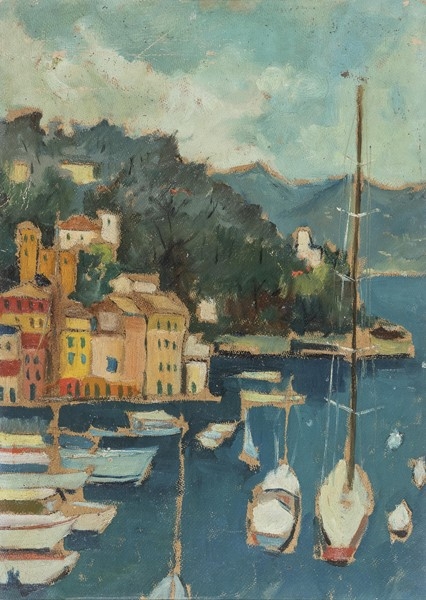 Michele Cascella | Portofino (1951) | MutualArt