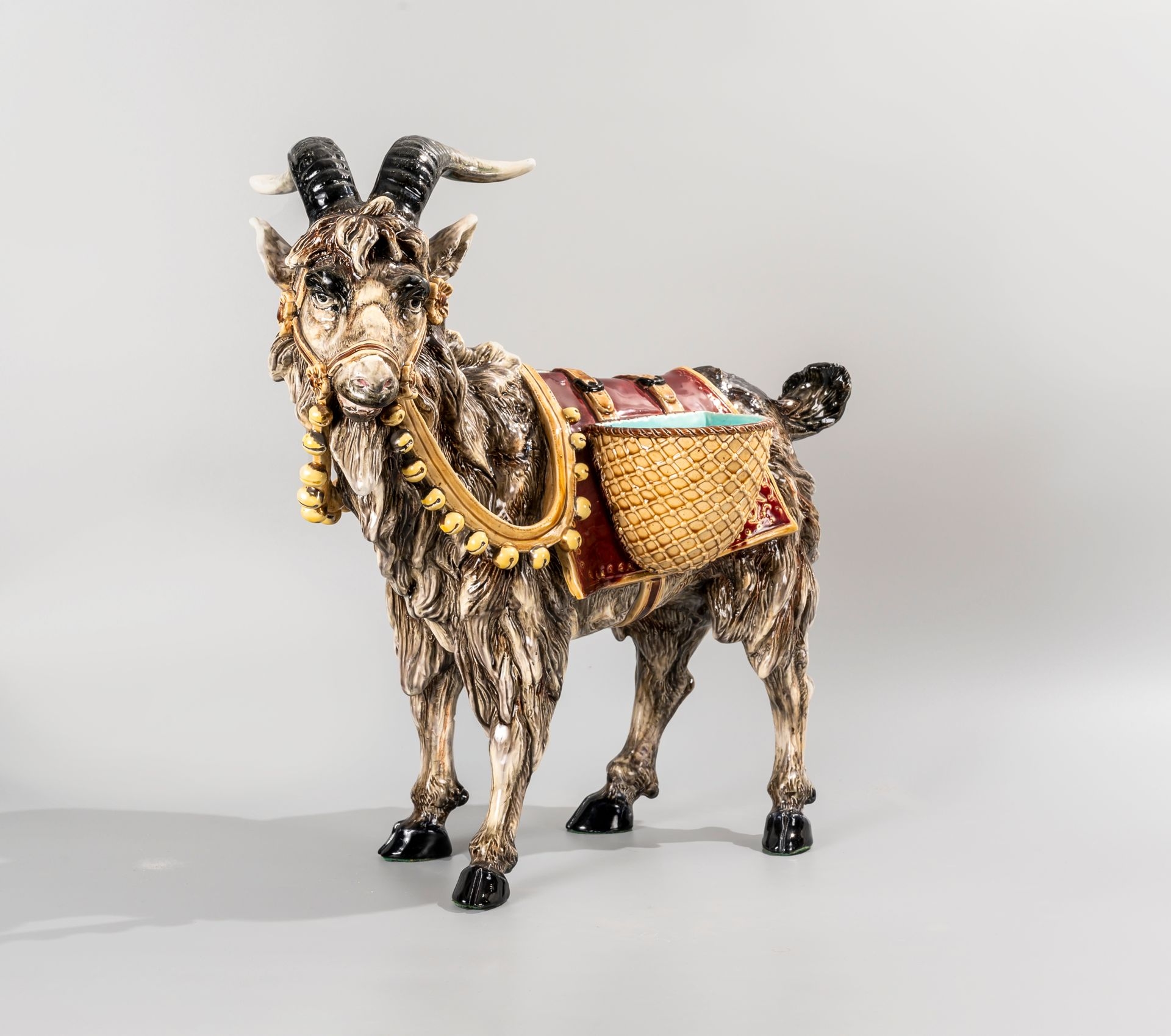 Joseph-Theodore Deck | Ibex with a saddle (1900) | MutualArt