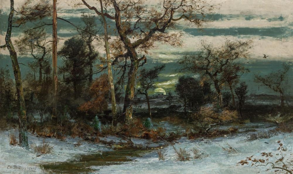 Christopher High Shearer | Winter Moonrise | MutualArt