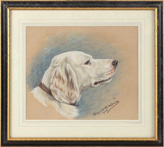 Marguerite Kirmse | Portrait of an English setter. (1925) | MutualArt