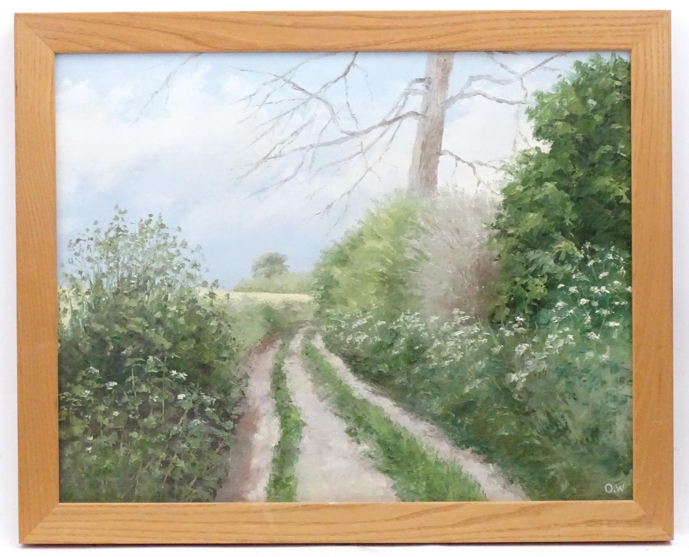 Olive Walker | Chalkland Lane (20th Century) | MutualArt