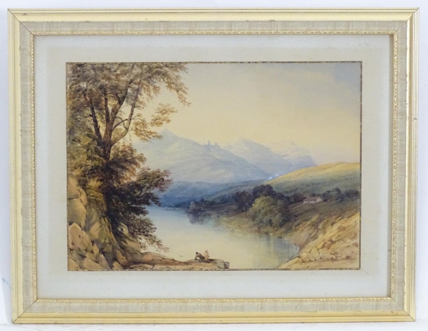 James Duffield Harding | A mountainous landscape scene with figures ...