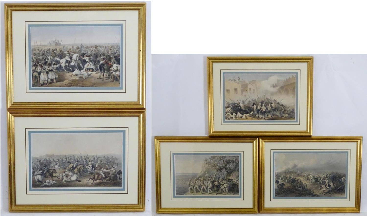 George Francklin Atkinson | Five 19th century hand coloured lithographs ...