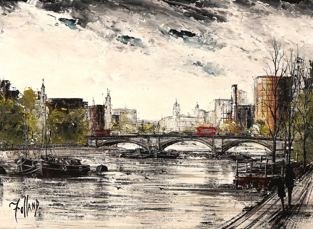 Ronald Norman Folland | A London view; and a companion | MutualArt