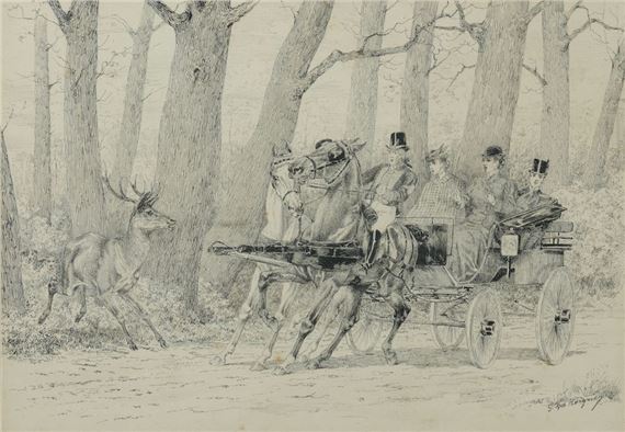 Georges Larocque | Scènes de chasse à courre | MutualArt
