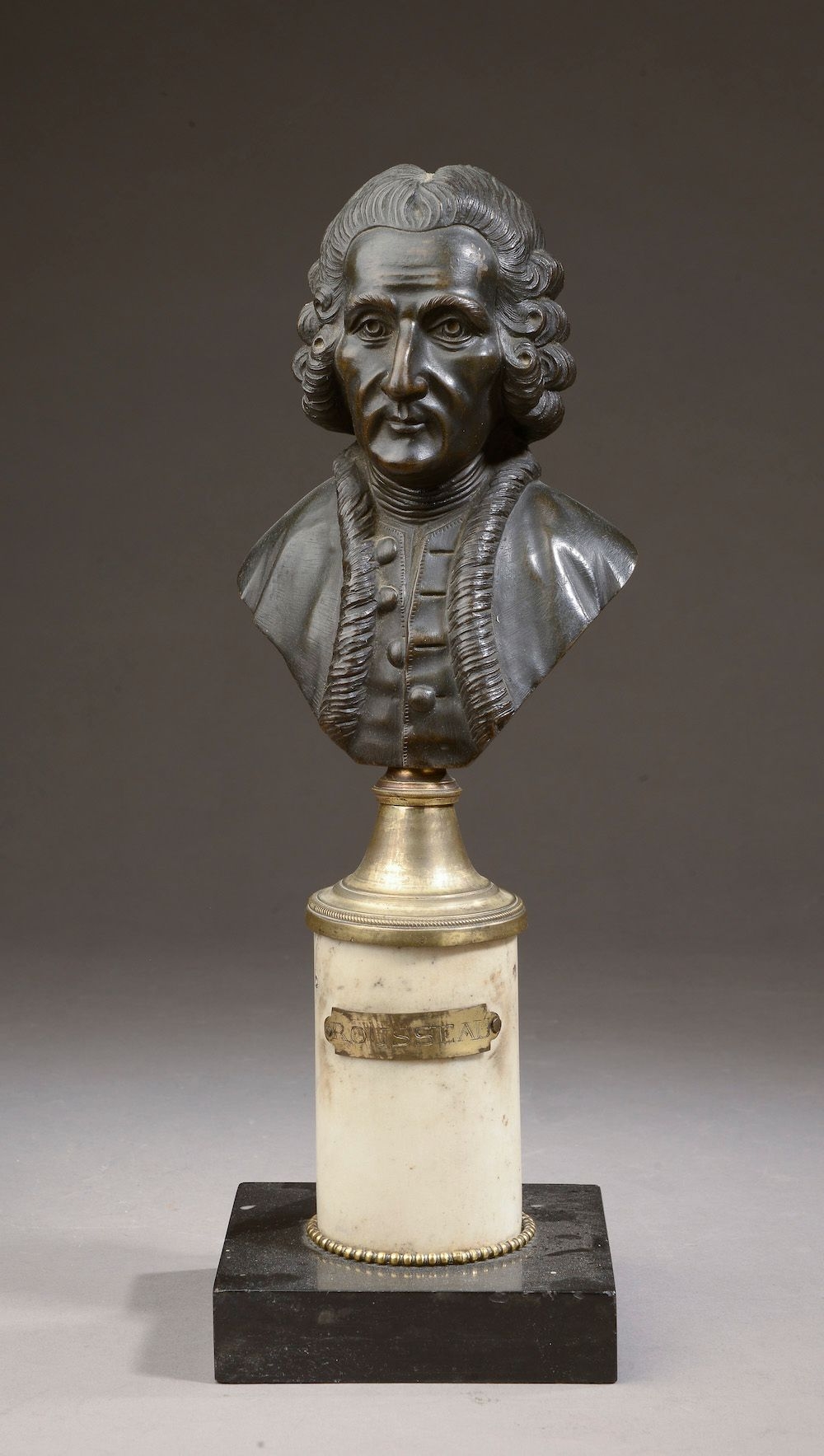Claude-Antoine Rosset | Jean-Jacques Rousseau in bust | MutualArt