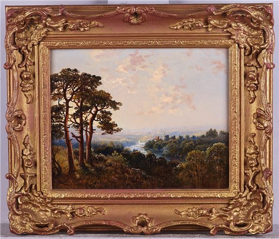 Edward H. Niemann | On the Wharfe, Barden Tower, Yorkshire | MutualArt