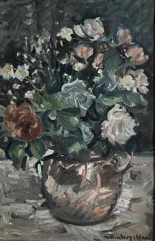 Anders Carl Hune | Still life with flowers | MutualArt