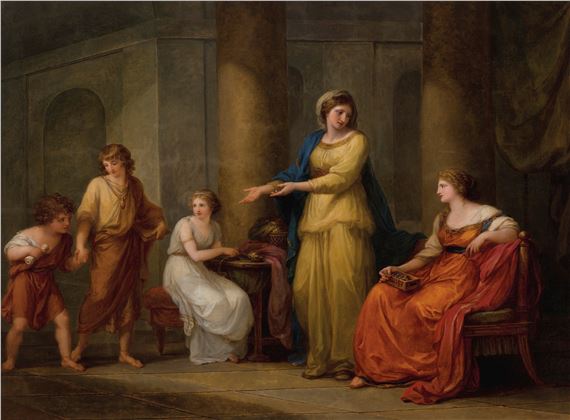 Angelica Kauffmann | Cornelia, Mother of the Gracchi (1788) | MutualArt