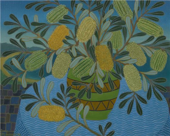 June Ethel Stephenson | Banksia Still Life | MutualArt