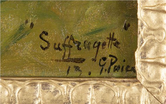 George Paice | 'Suffragette' A saddled bay hunter in a landscape ...