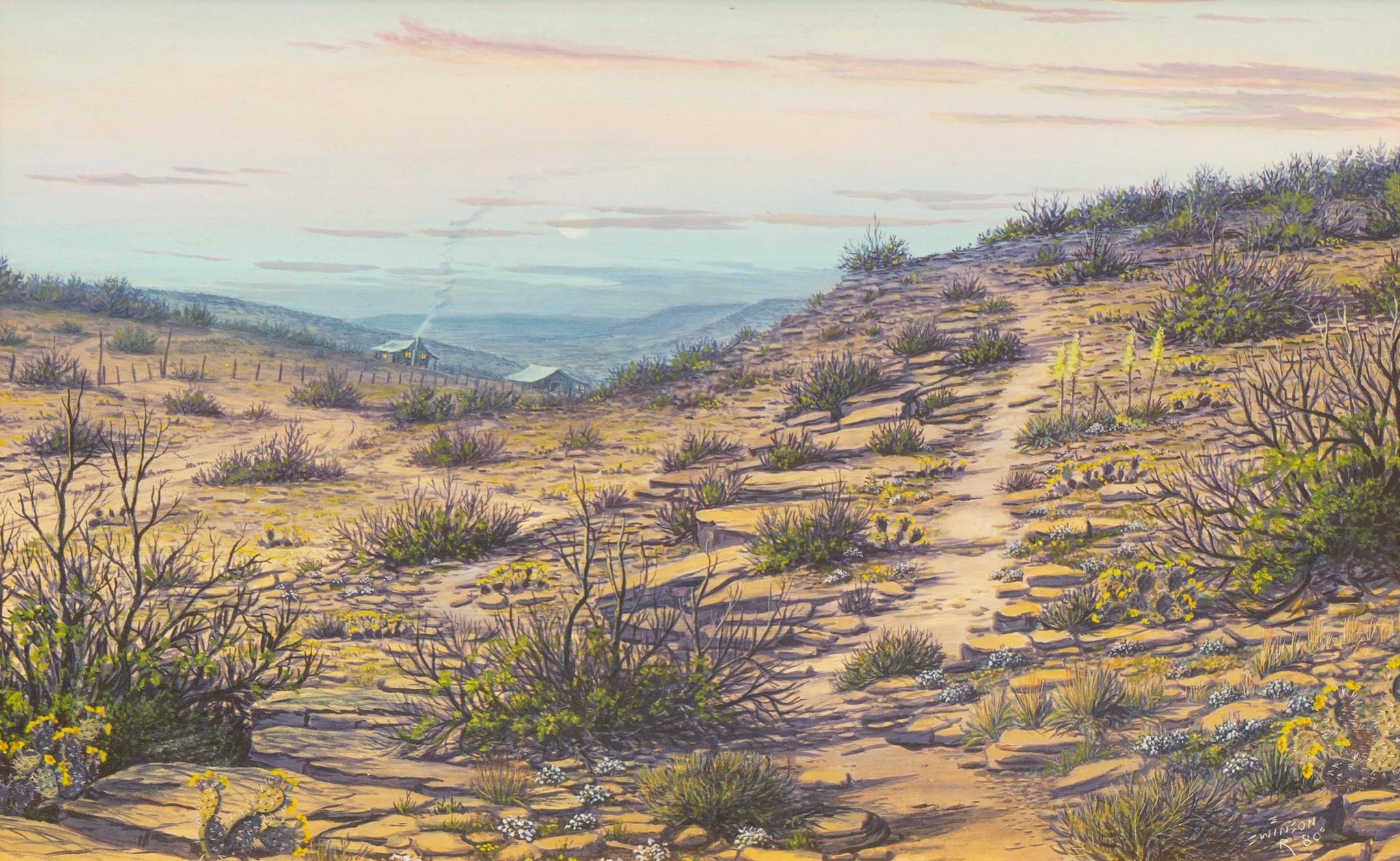 Eugene R. Swinson | Dusk in the Desert (1980) | MutualArt
