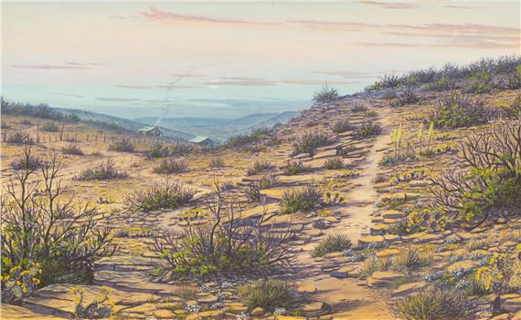 Eugene R. Swinson | Dusk in the Desert (1980) | MutualArt