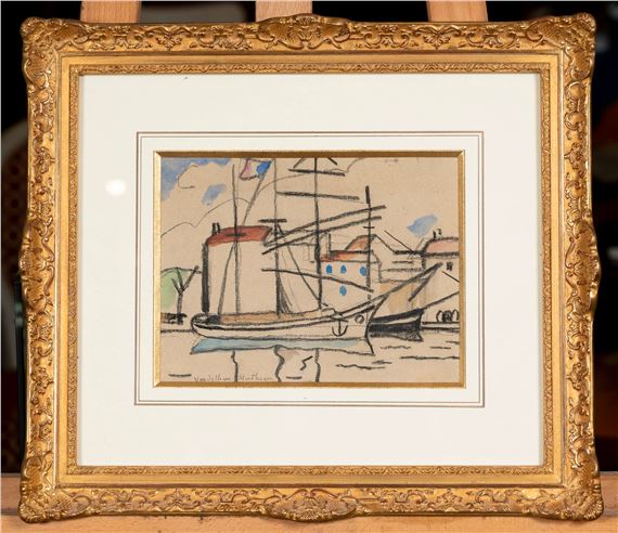 Louis Mathieu Verdilhan | Sailboat in the port | MutualArt