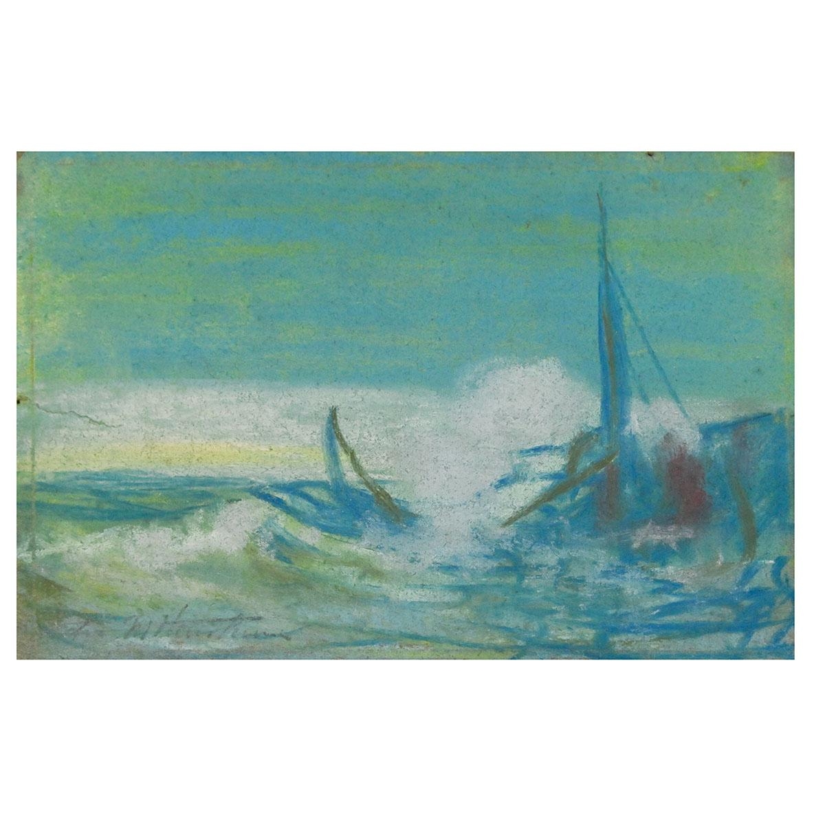 Edward Mack Hawkins | The Wreck Sea of Marmara (1909) | MutualArt