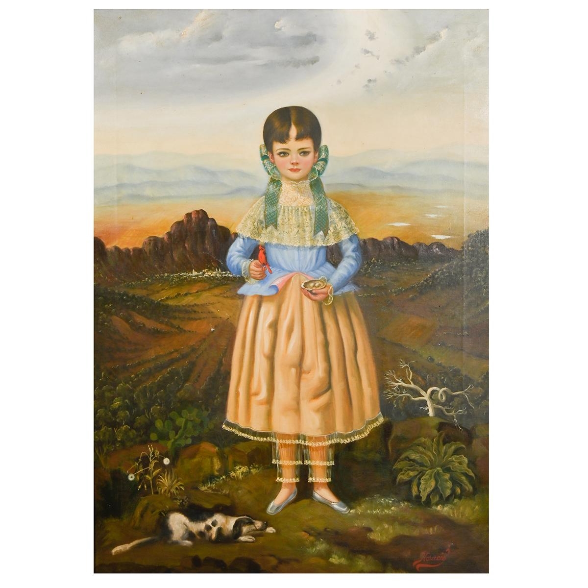 Horacio Rentería Rocha | Portrait of a Young Girl | MutualArt