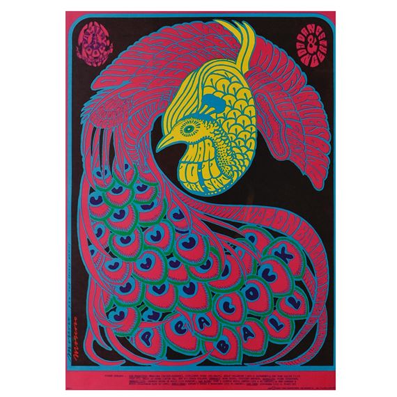 Victor Moscoso | Peacock Ball (1967) | MutualArt